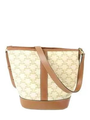 Celine Triomphe Bucket Bag - Neutrals