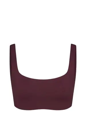 Nike X Skims Matte Scoop Neck Bra - Currant