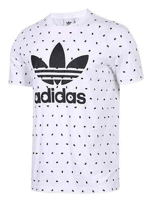 Adidas Originals Polka Dots Large Logo Short Sleeve - White