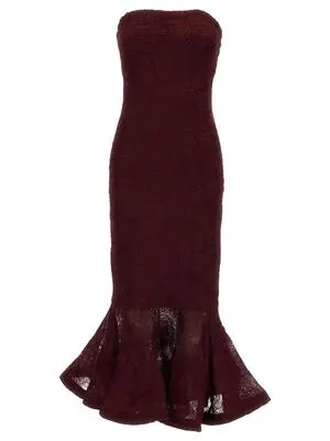 ROTATE BY BIRGER CHRISTENSEN Strapless Embellished Gown - Multicolor