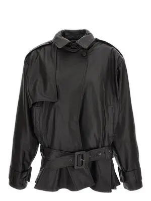 ROTATE BY BIRGER CHRISTENSEN Belted Jacket - Multicolor