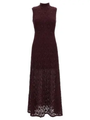 ROTATE BY BIRGER CHRISTENSEN Sleeveless High Neck Maxi Dress - Multicolor