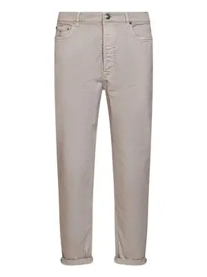Brunello Cucinelli Garment-dyed Lightweight Comfort Denim Jeans - Multicolor