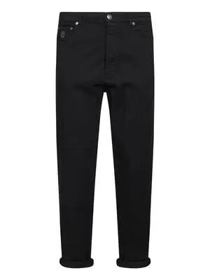 Brunello Cucinelli BRUNELLO CUCINELLI Garment-Dyed Lightweight Comfort Denim Jeans Multicolor