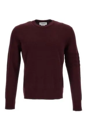 Thom Browne Ottoman Milano Stitch 4-bar Bomber Pullover - Multicolor