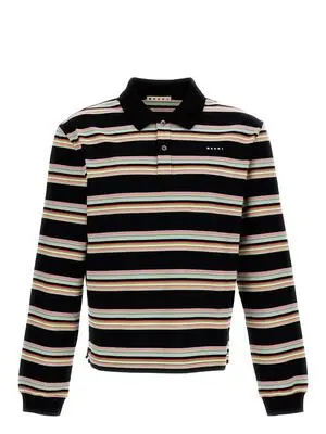 Marni Long-sleeved Polo - Multicolor