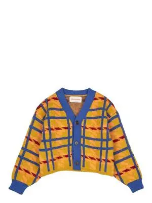 BOBO CHOSES Logo-embroidered Cardigan - Multicolor