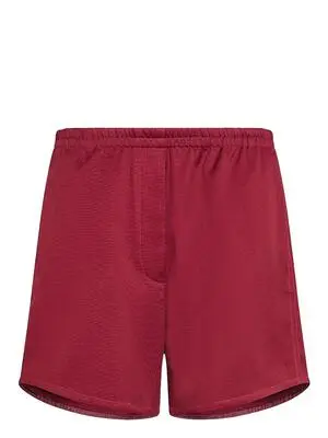 FORTE_FORTE Cotton Shorts - Ruby