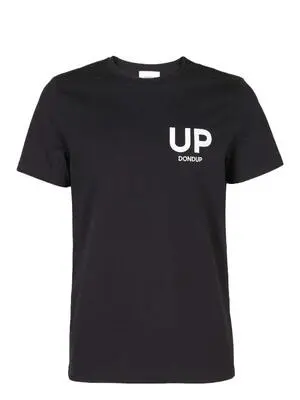 DONDUP Cotton Crew Neck Tee - Black