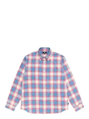 StÜssy Ombre Plaid Shirt - Blue