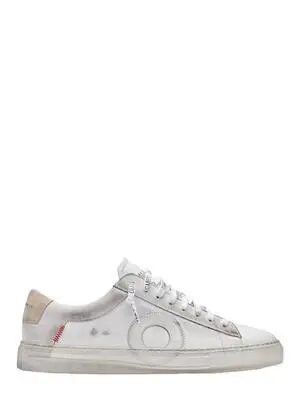 OLIVER CABELL Low Top Sneakers With Distressed Details - Ghost