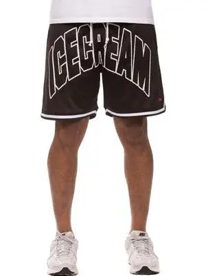 ICECREAM Dippin' Mesh Shorts - Black