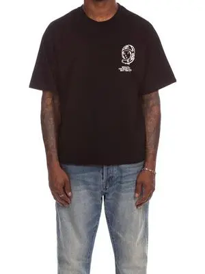 BILLIONAIRE BOYS CLUB Text Graphic T-shirt - Black