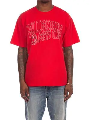 BILLIONAIRE BOYS CLUB Stores Graphic T-shirt - Red