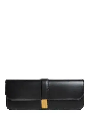 Khaite Khaite Blake Leather Clutch Black