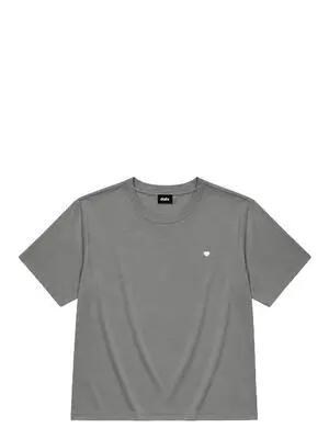DALIX Lil Heart Relaxed Midweight Jersey T-shirt - Shadow