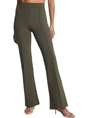 Spanx SPANX High Waist Flare Leg Stretch Ponte Pants Dark Pine