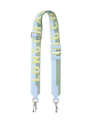 Longchamp Adjustable Canvas Shoulder Strap - Lime