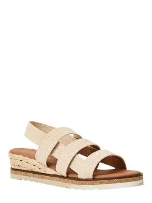 Andre Assous Woven Wedge Sandal - Linen