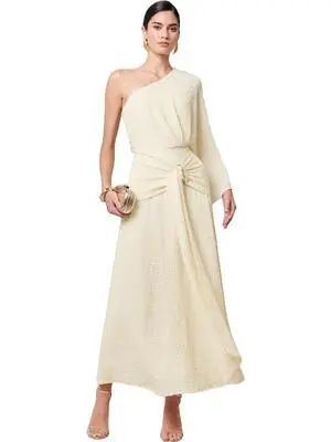 SAVEL SAVEL Ellie Midi Dress Ivory