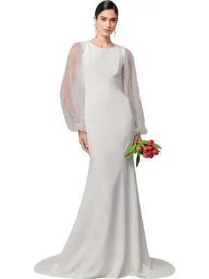 WILLA Camille Gown - White
