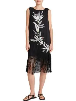 TEMPERLEY LONDON Madeline Mini Dress - Black