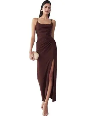 BWLDR Lani Maxi Dress - Chocolate