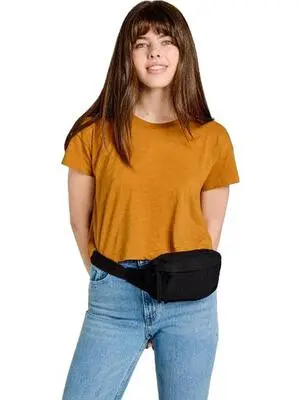 KNOWN SUPPLY Organic Cotton Canvas Belt Bag - Black