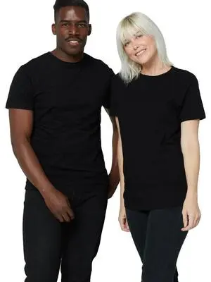 KNOWN SUPPLY Organic Cotton Crewneck T-shirt - Black