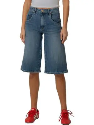 Kut From The Kloth Mandy High Waist Denim Bermuda Shorts - Miracle