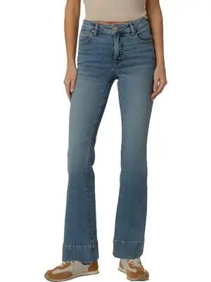 Kut From The Kloth Stella High Waist Fab Ab Flare Jeans - Smoothness