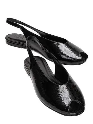 PROLOGUE SHOES Serina Slingback Sandal - Black