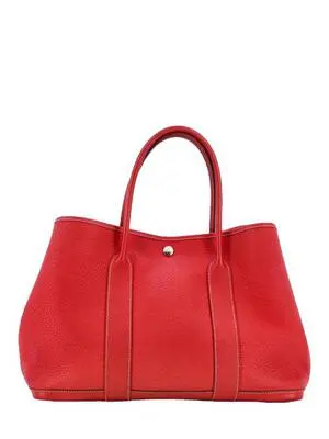 Hermès Garden Party Tote Leather 36 - Red