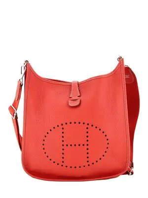 Hermès Evelyne Bag Gen Iii Clemence Pm - Red