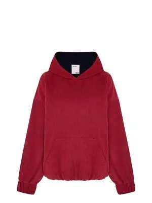 PCFG Pure Cotton Hooded Sweatshirt - Red