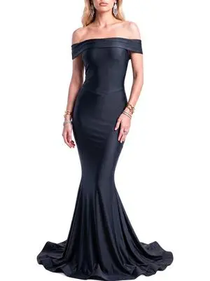 JESSICA ANGEL JESSICA ANGEL Mermaid Gown Black