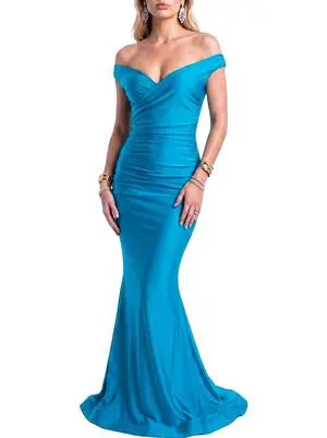 JESSICA ANGEL Gown - Turquoise