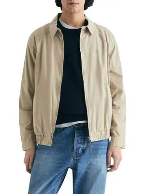SCALPERS Cotton Bomber Jacket - Lightcamel