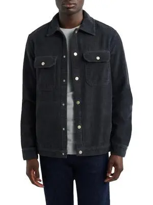 MAVI Corduroy Snap-up Shirt - Phantom