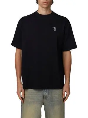 GOOD FOR NOTHING Oversized Halftone T-shirt - Black