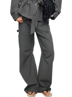 Lioness Miami Vice Low Rise Carpenter Pants - Moss