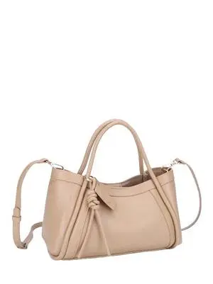 MALI + LILI Mali + Lili Mabel Vegan Leather Satchel Camel