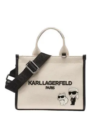 Karl Lagerfeld Paris Kristina Satchel - Natural/black