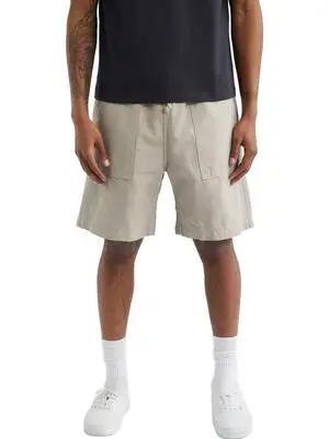 SERVICE WORKS Classic Cotton Poplin Chef Shorts - Stone