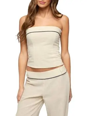 EDIKTED EDIKTED Dorine Strapless Bandeau Top