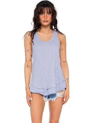 WILT CLOTHING Shirttail Tank Thistle
