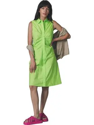 THE SHIRT The Ashley Dress - Lime
