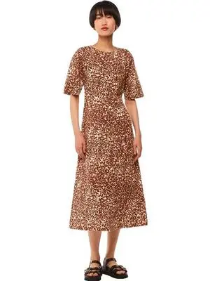 Whistles Marble Spot Veda Dress - Multicolour