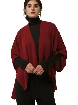 JUANA JUANA Cashmere Cape Red