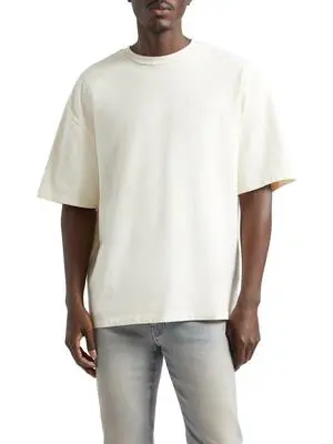 Amiri Oversize Gradient Ma Bandana Patch Appliqué Skate T-shirt Ivory